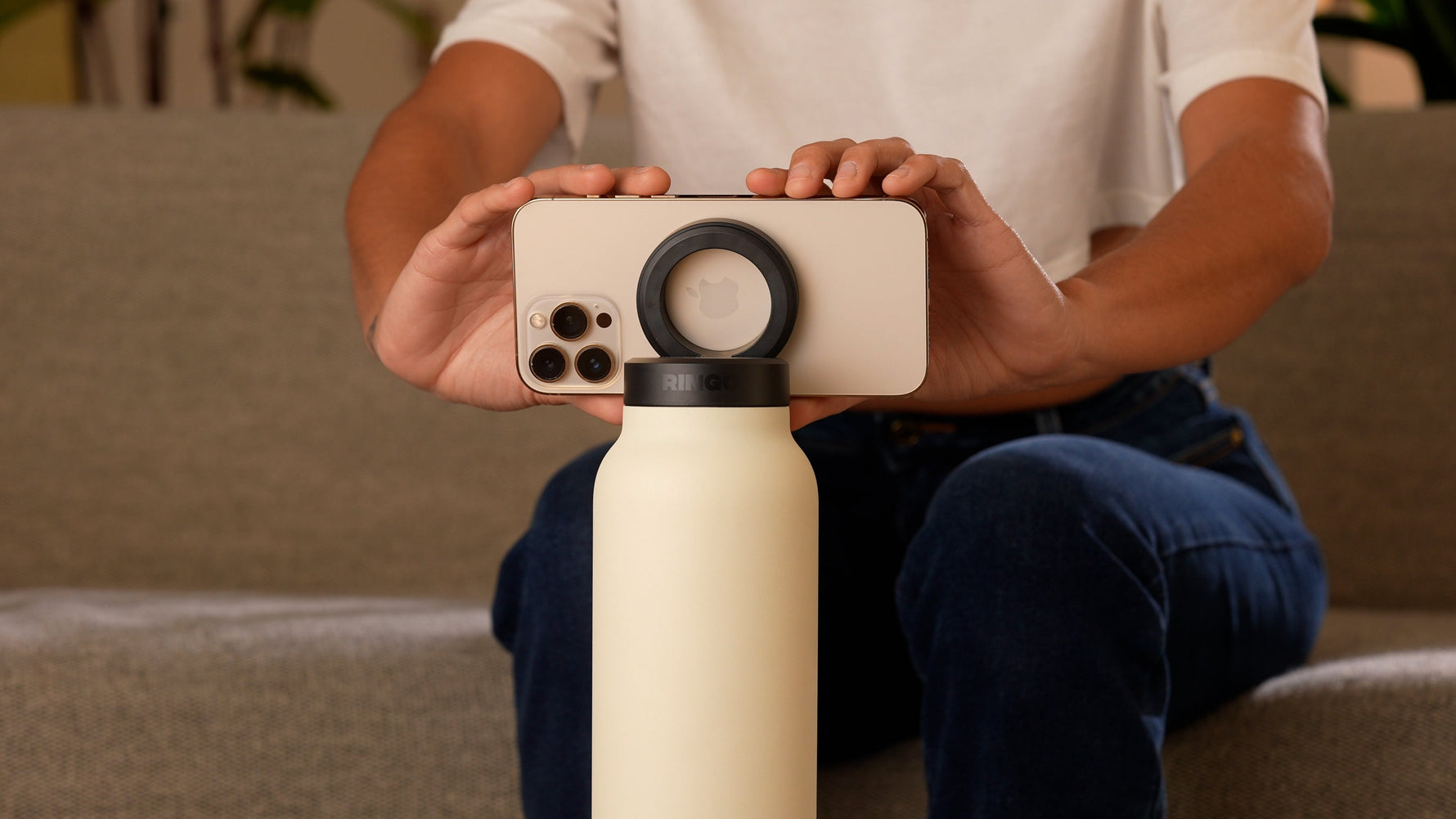 Ringo Bottle | The Smart Water Bottle with MagSafe Mount – RINGO