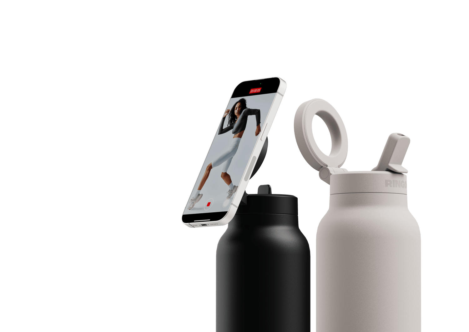 Ringo Bottle | The Smart Water Bottle with MagSafe Mount – RINGO
